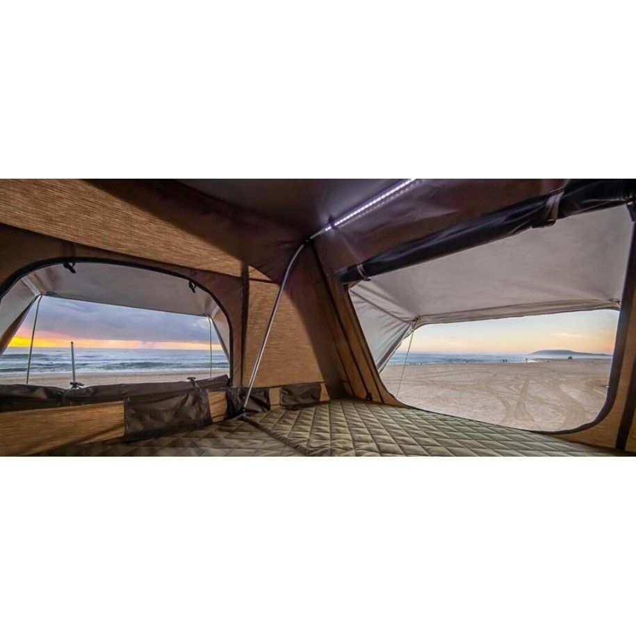 Tente de toit arb esperance hybride a coque rigide abs avec échelle 802200