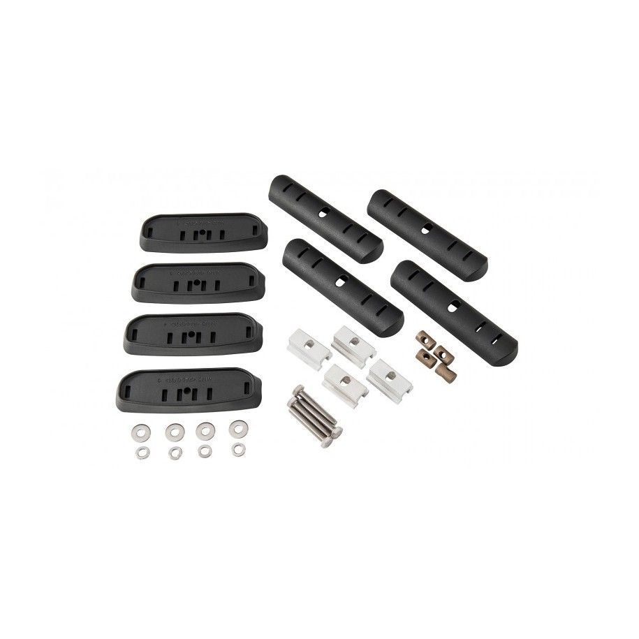 Nissan Navara D22 2005 2015-Vortex RCH Avec Rails Noir 2 barres de toit